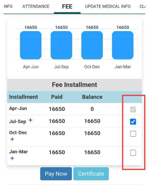 Online Fee Payment Process - The Adhyyan School, Meerut